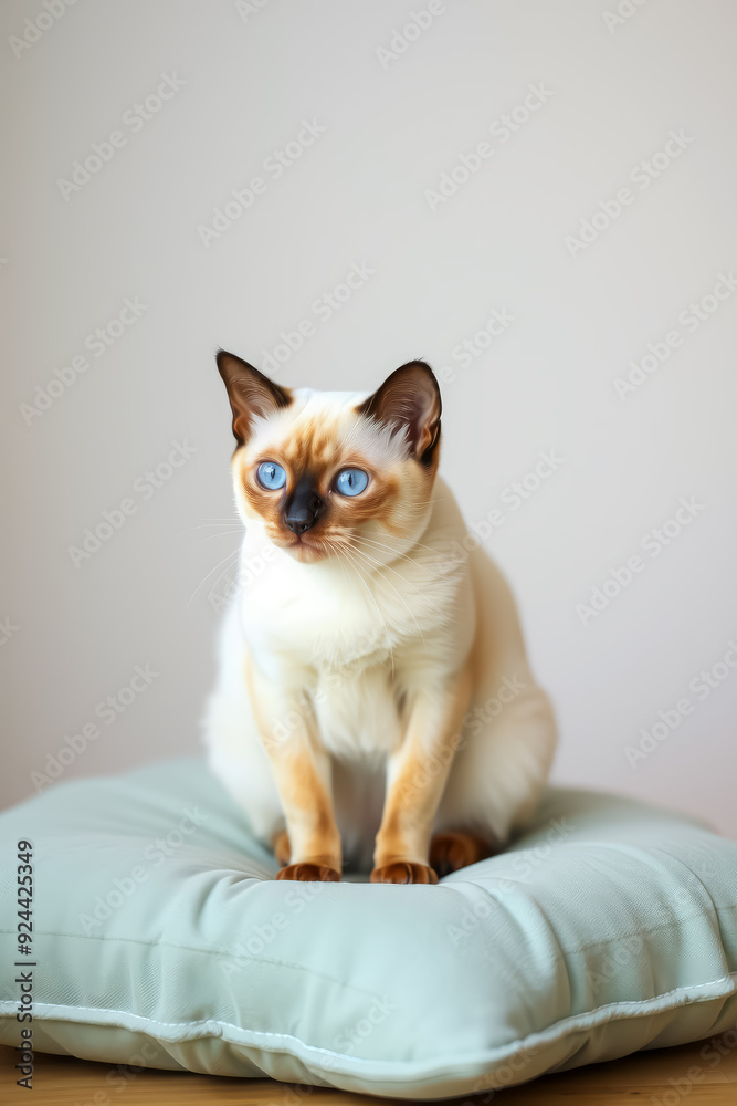 The Siamese cat, known as the Wichian Mat in Thailand, is a striking ...