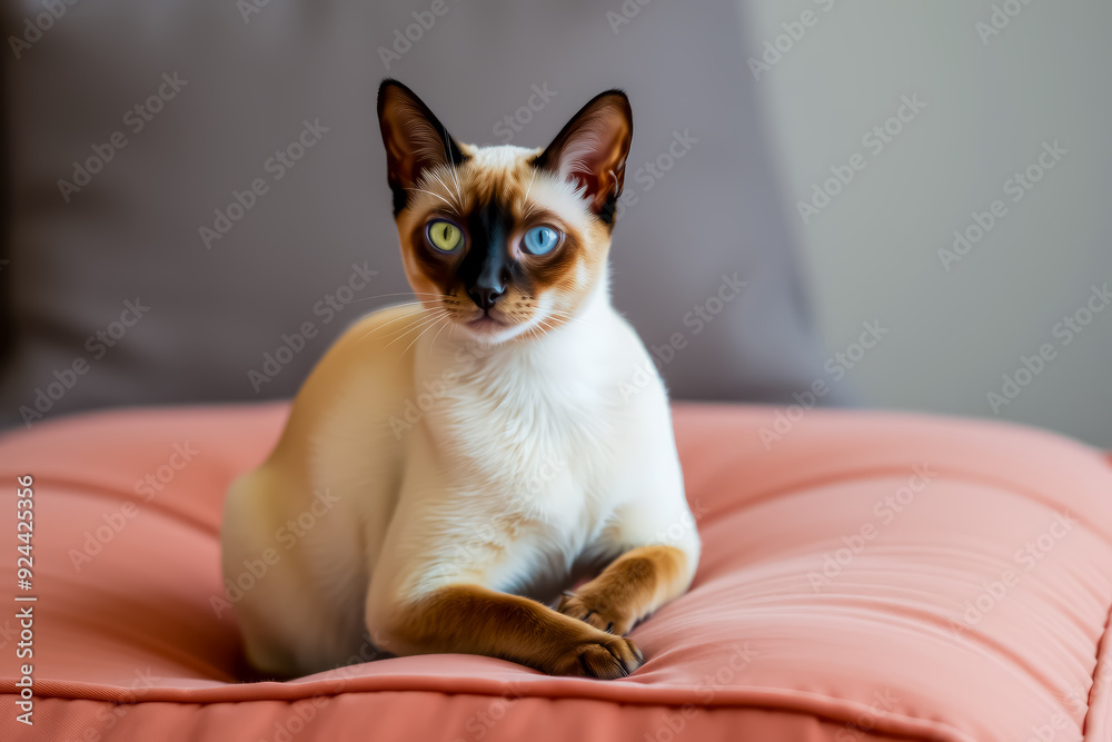 The Siamese cat, known as the Wichian Mat in Thailand, is a striking ...