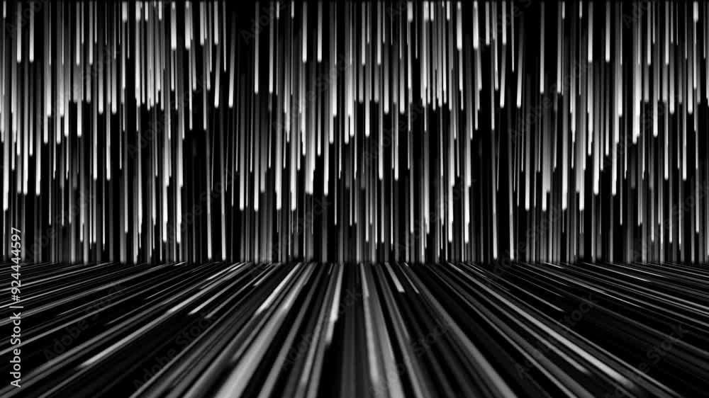 Anime speed line background animation on black. Radial Comic Light ...