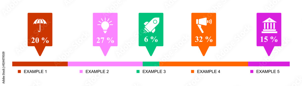 Editable infographics collection charts ,corporate report ,data ...