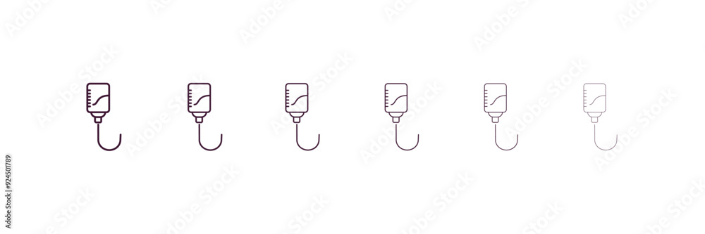 medical drip outline icon. Linear vector from health and medical ...
