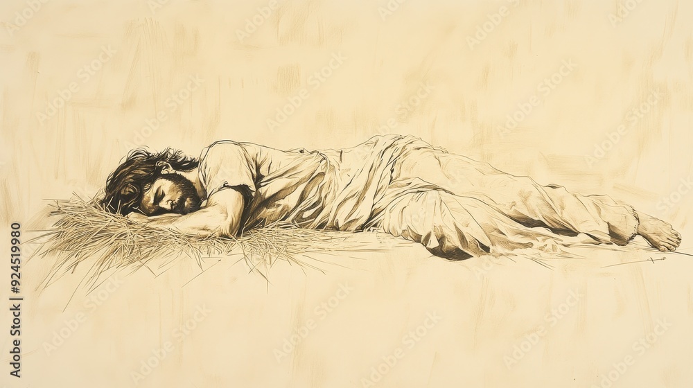 Faith-Inspired Biblical Illustration: Ruth and Boaz at the Threshing ...