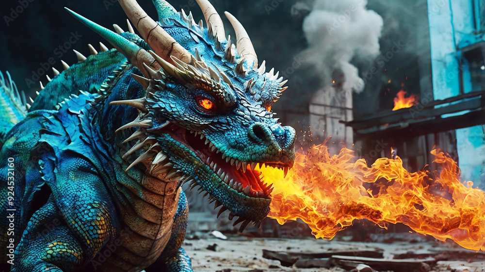 Enter a world where fire-breathing dragons and AI collide, merging ...