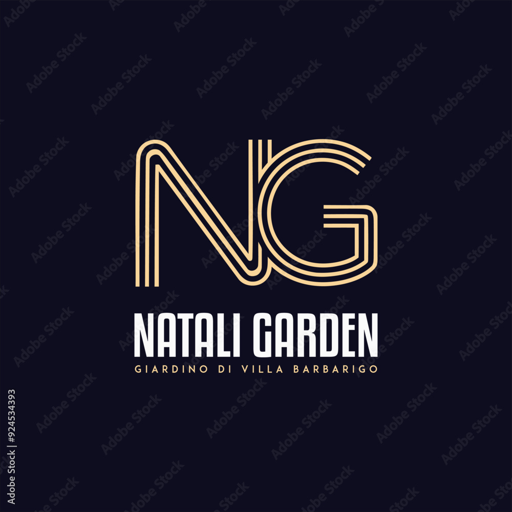 Alphabet letter icon logo Gn, NG, GN Logo Emblem Monogram, Letters ...