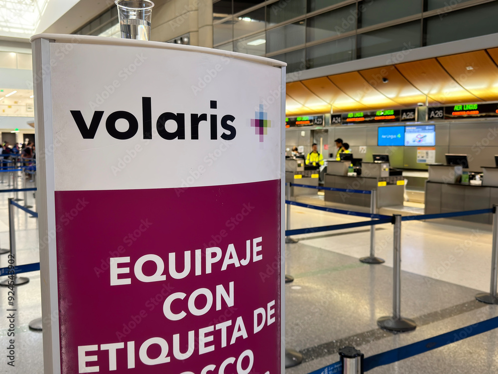 Los Angeles,California,USA-June 18th 2024: Volaris airline company ...