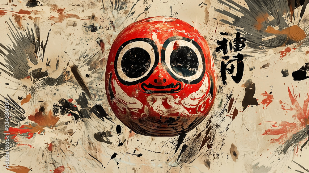 Explore intricate Daruma Doll Patterns, showcasing the traditional ...