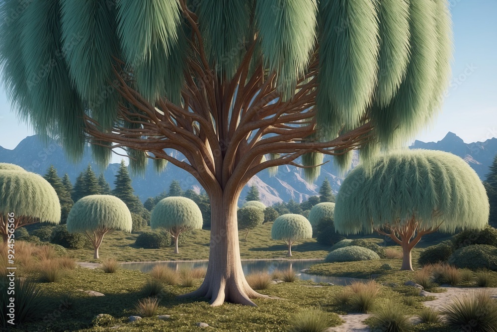 Detailed 3D Visualization of Casuarina Equisetifolia Tree in Stunning ...