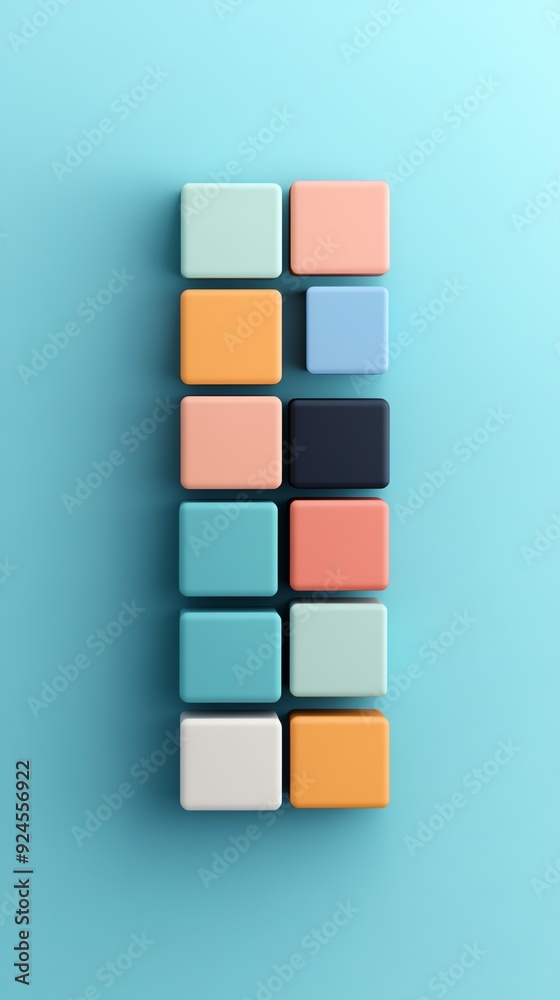 SWOT analysis, colorful blocks representing strengths and weaknesses ...