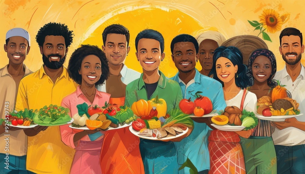 United hands lift a world of nourishment on World Food Day, cultivating ...