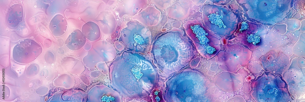 Photo & Art Print Squamous epithelial cells shedding from the oral ...