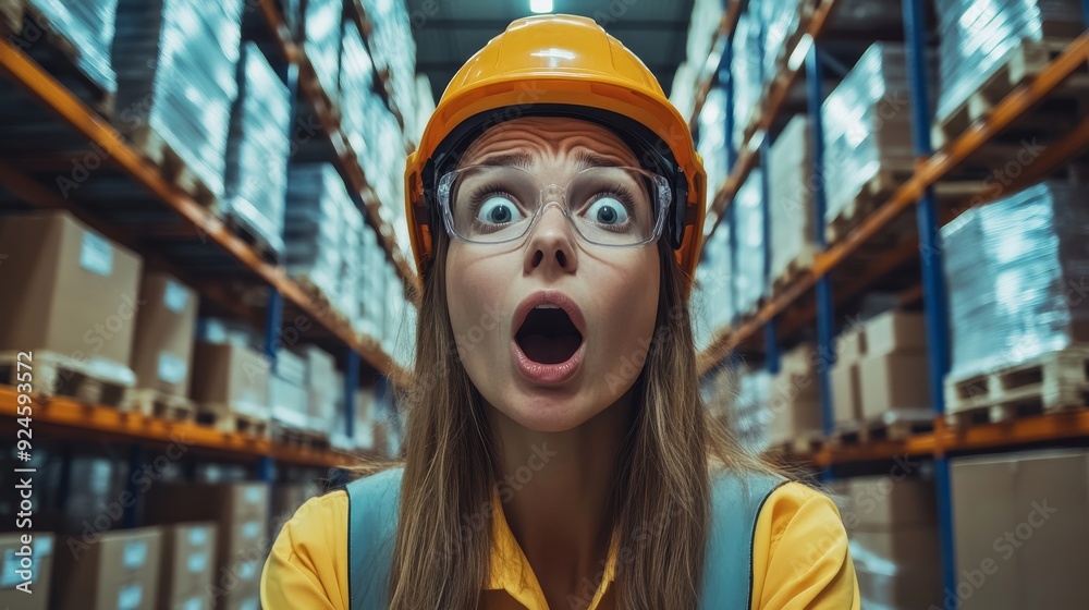 Shocked Engineers In Automated Logistics Warehouse During Ransomware ...