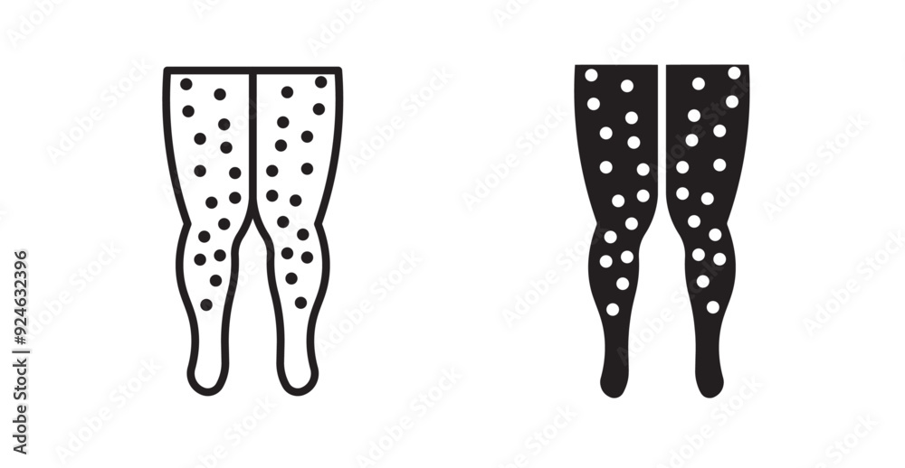Gangrene vector icon in solid and outline style Stock Vector | Adobe Stock
