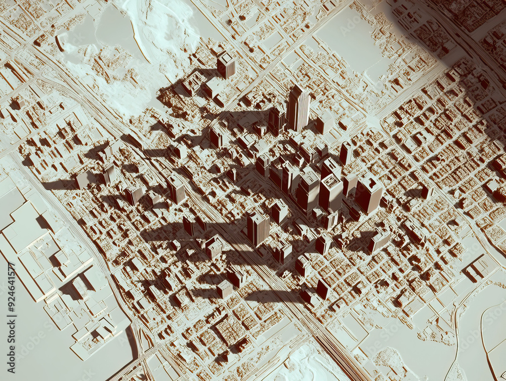 Technical aerial visual, 3D LiDAR GIS aerial map satellite scan model ... Technical aerial visual, 3D LiDAR GIS aerial map satellite scan model ...
