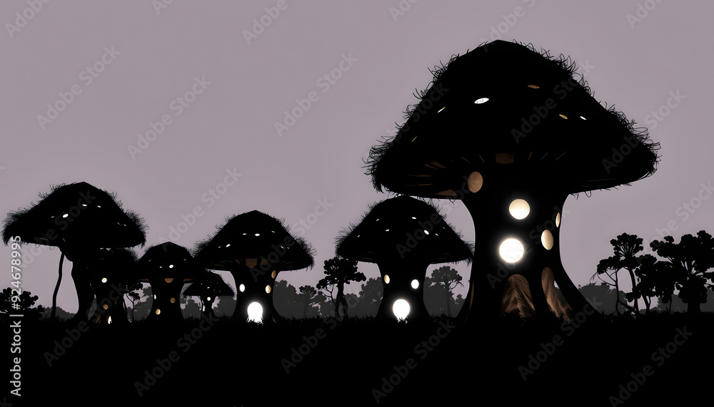 Giant ant houses in Merauke isolated with white highlights, png Stock ...