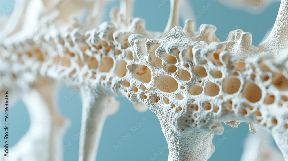Representation of the bone resorption process, highlighting the release ...