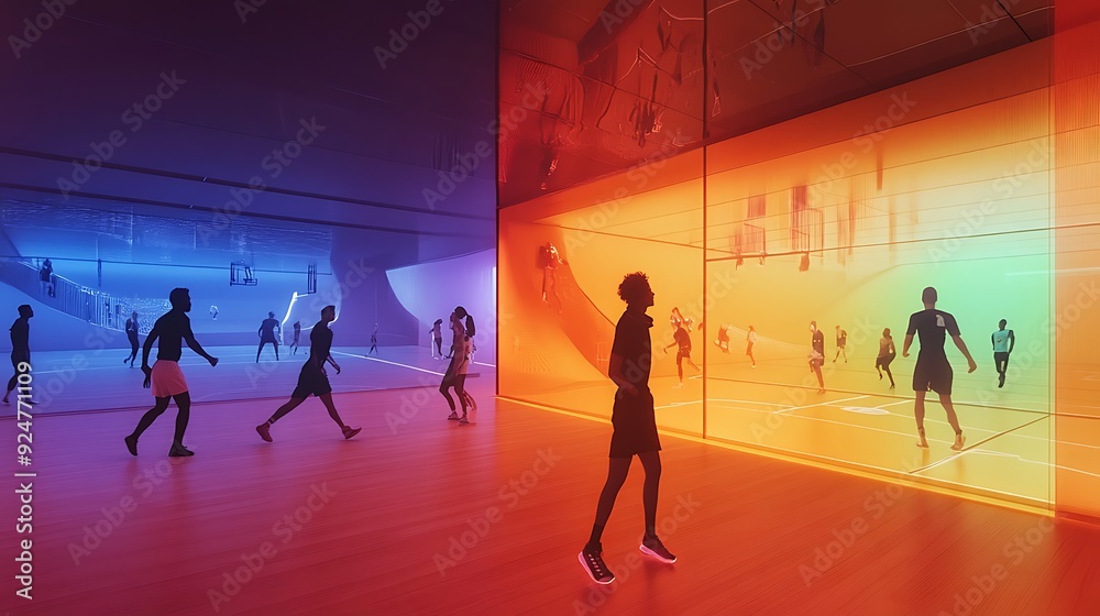 Digital sports complex with AI-generated training programs and ...