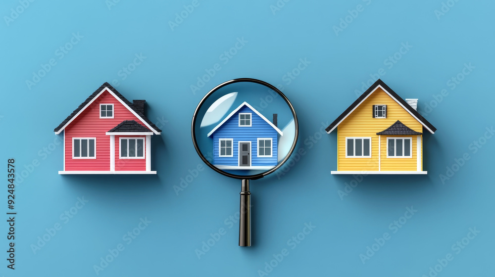 A visual representation of online house searching and property value ...
