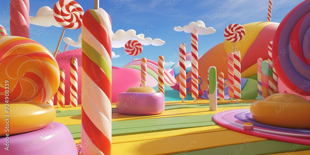 Candyland Carnival: A Sweet and Colorful Setting for Fun and Games ...