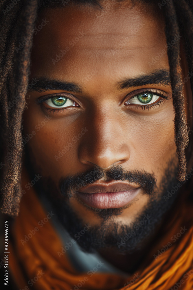 Jesus Christ Depicted as a Handsome African American with Dark Skin ...