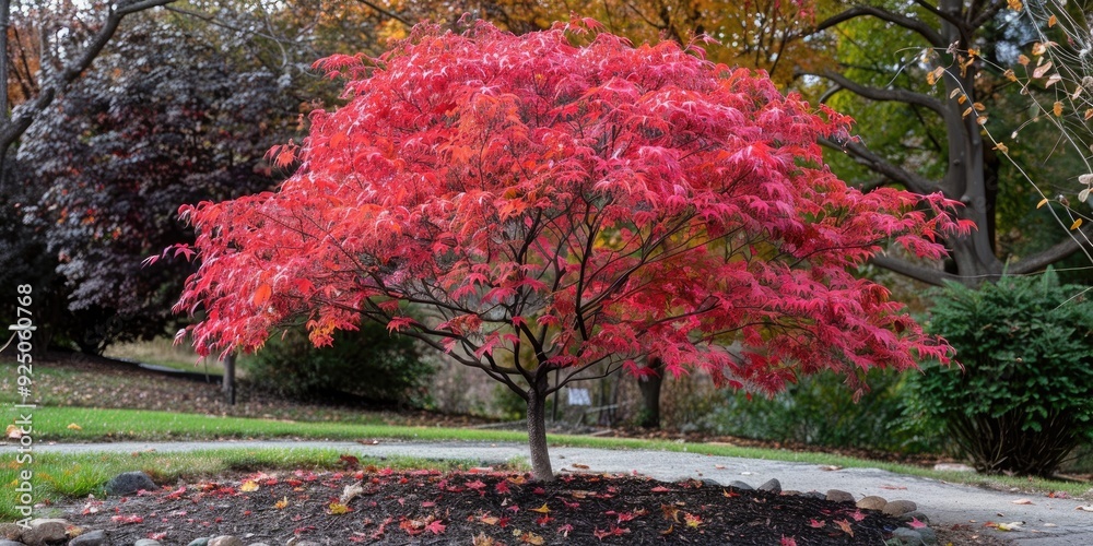 Red Maple Plant Red Flame Tree Acer Palmatum Dissectum Atropurpureum ...