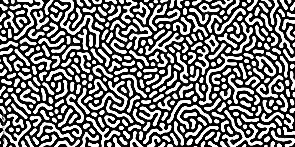 Abstract Turing organic wallpaper with background. Turing reaction ...