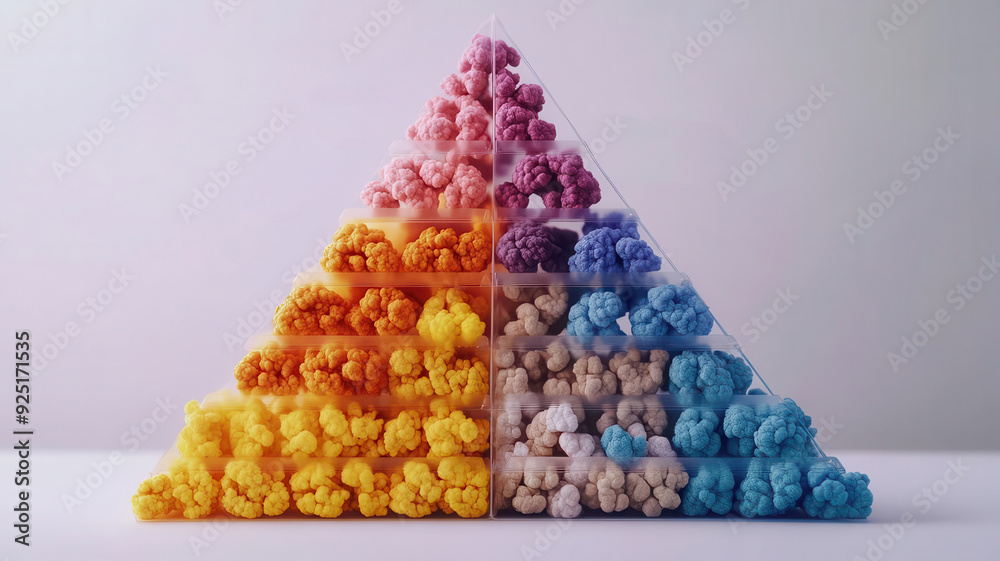 Lung cancer mortality pyramid chart breaking down deaths by age group ...
