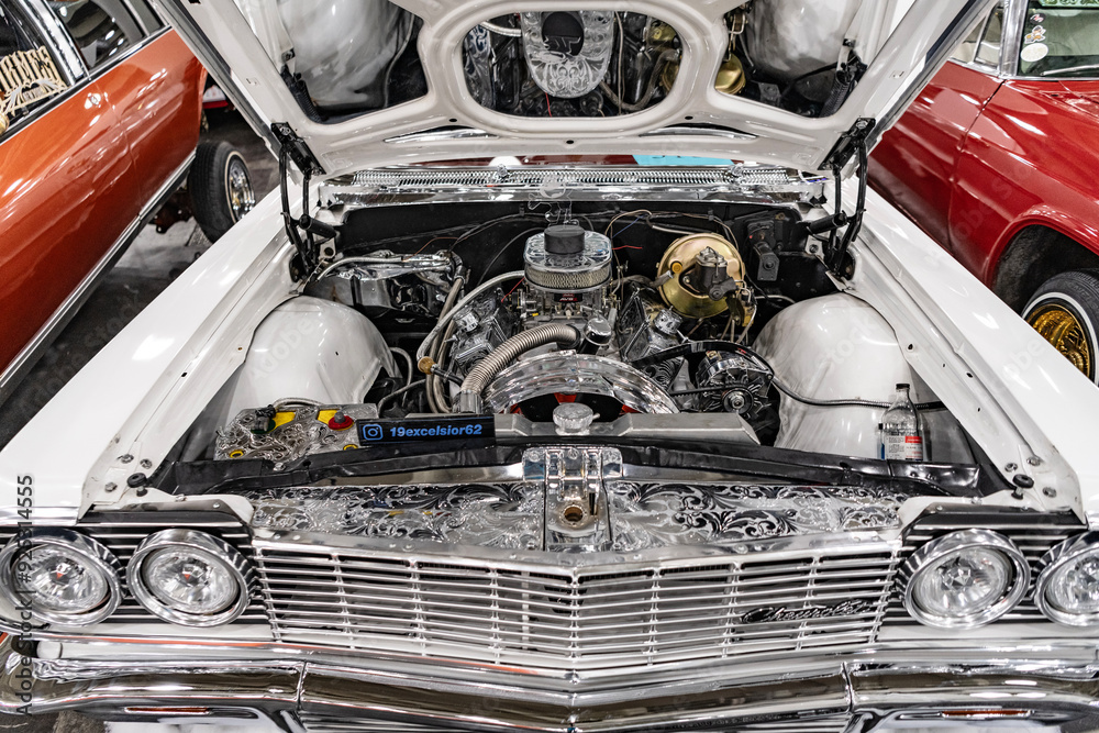 New York City, USA - March 27, 2024: AMT 1964 Chevy Impala SS 1 25 ...