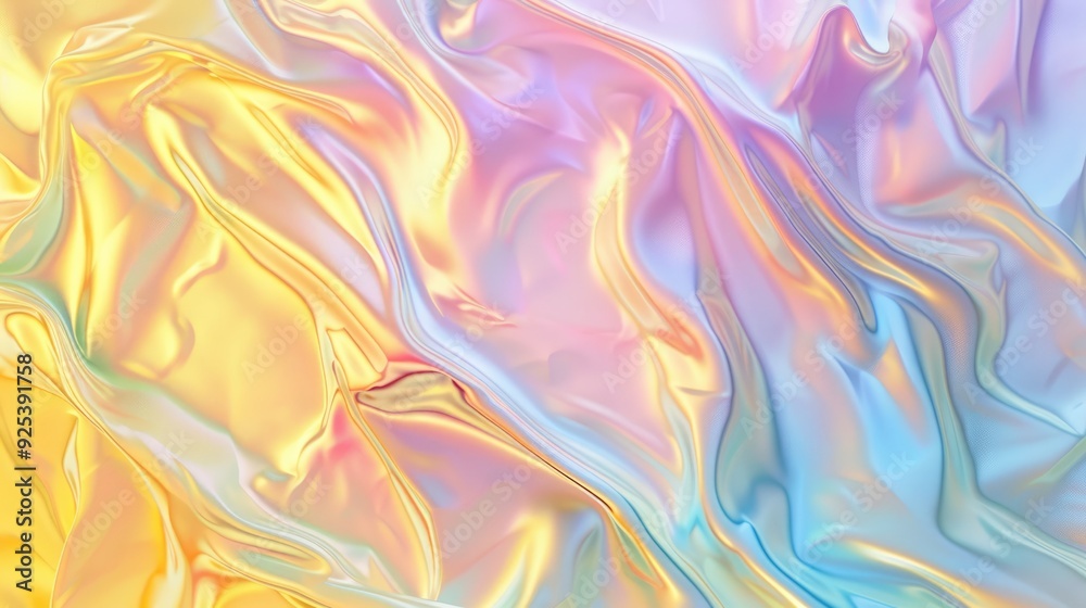 Abstract vivid colorful wave flowing express dreamy texture. Seamless ...