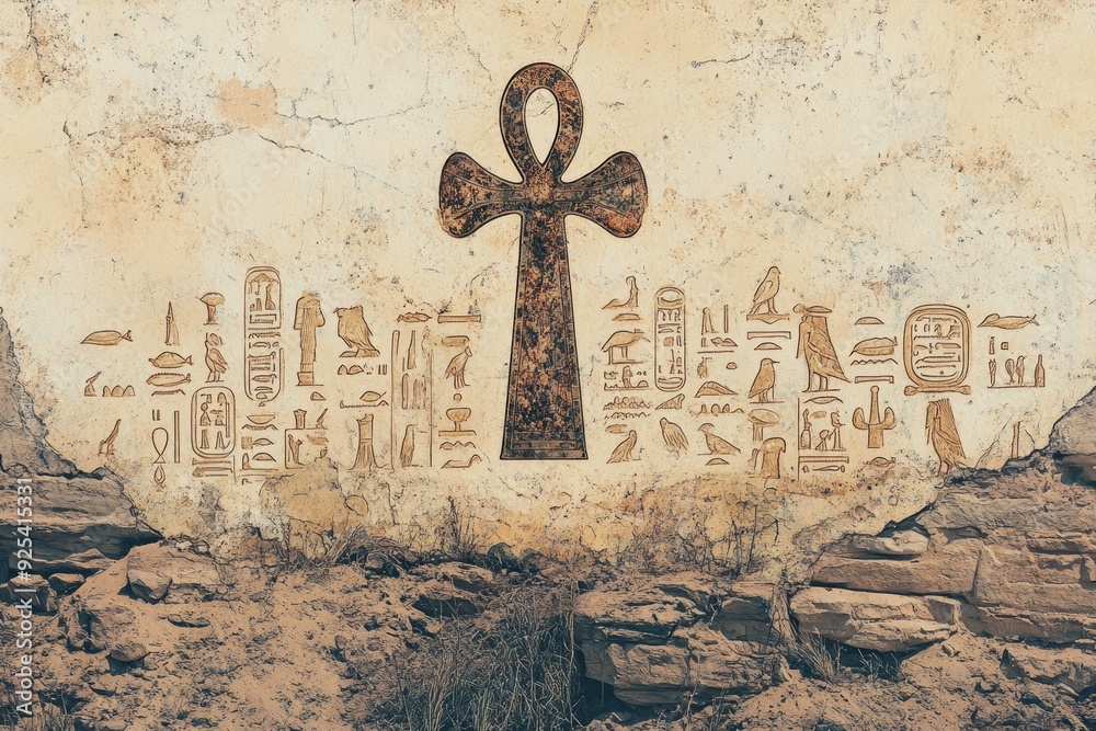 Ankh Ancient Temple Ancient Egyptian, Coptic Christianity Religion ...