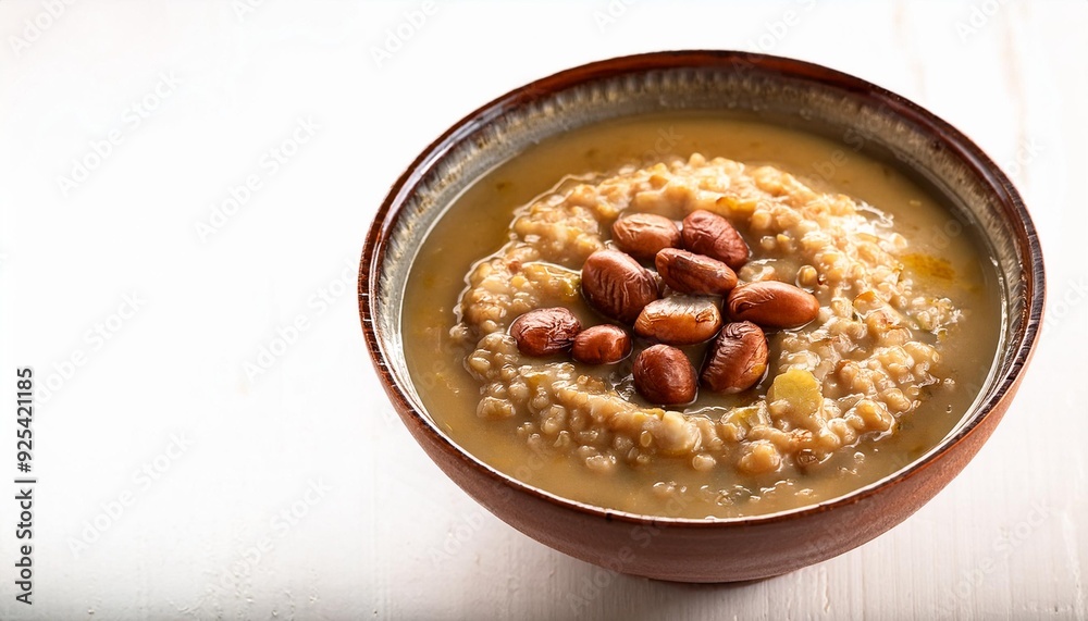 Turkish Food Fava Porridge made from dried beans, often eaten as a side ...