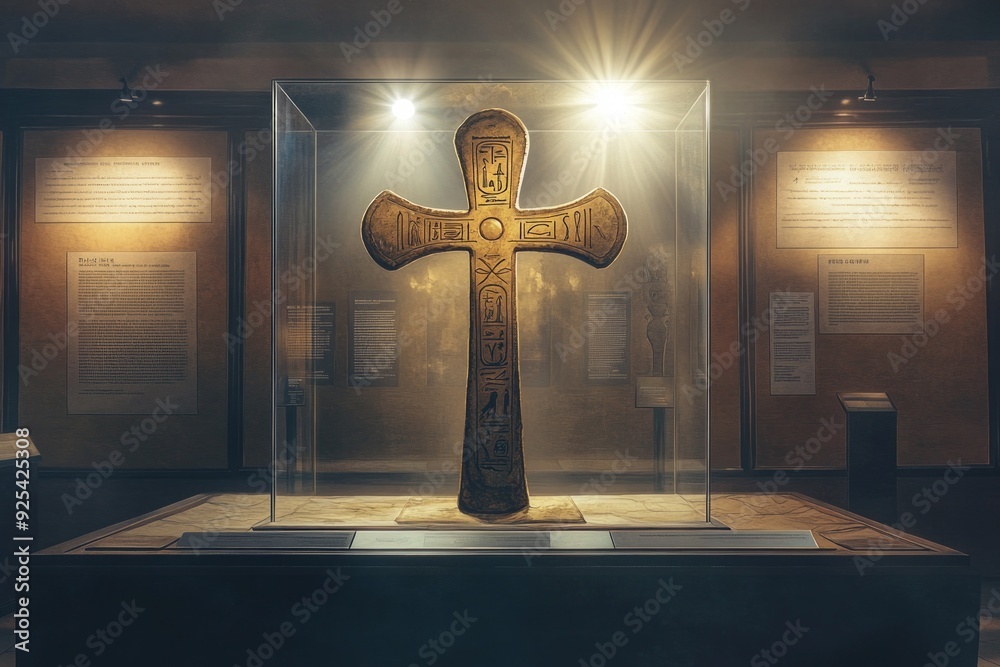 Ankh Museum Display Ancient Egyptian, Coptic Christianity Religion ...