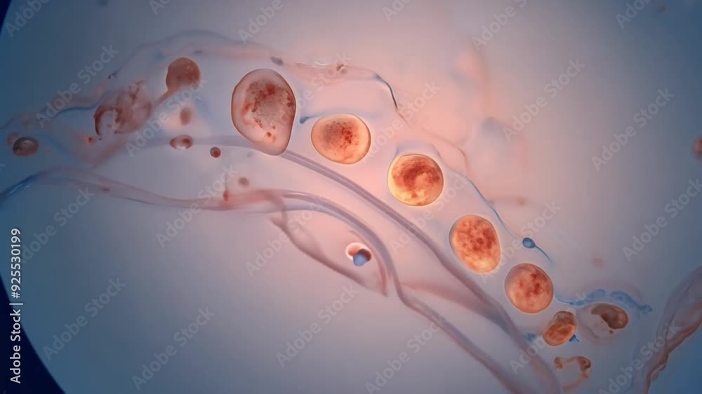 Lab Stages of Human Embryonic Development Generative AI Stock Video ...