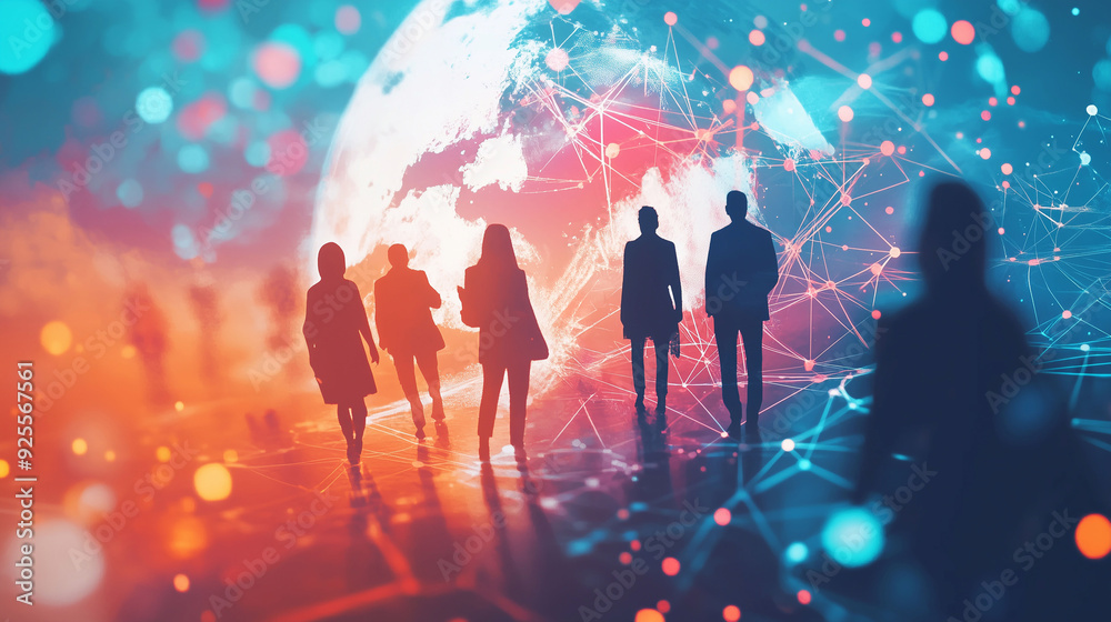 picture that shows the relationships between people around the world ...