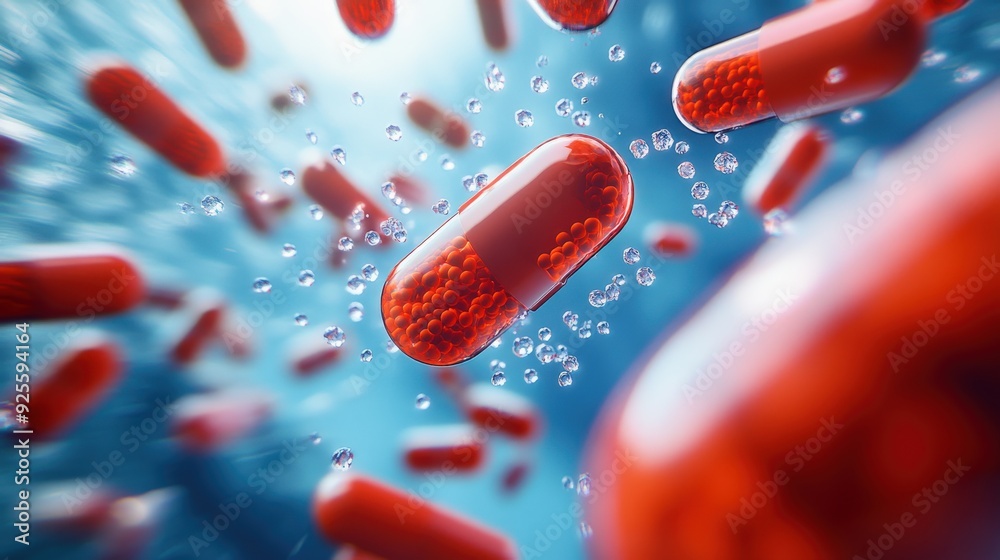 Nanotechnology-enhanced drug capsules dissolving in the bloodstream ...