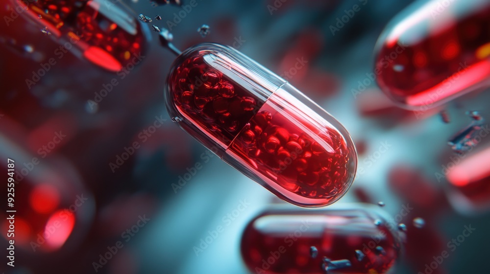 Nanotechnology-enhanced drug capsules dissolving in the bloodstream ...