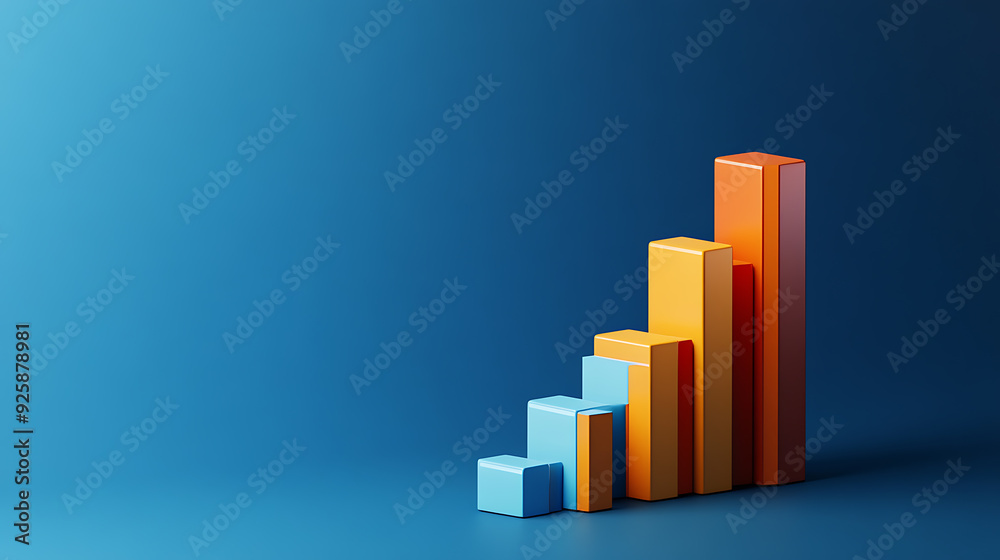3D Bar Graphs, wallpaper, changing the view of numbers with diagrams ...