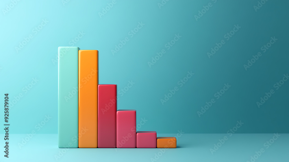 3D Bar Graphs, wallpaper, changing the view of numbers with diagrams ...