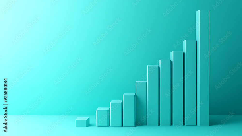 3D Bar Graphs, wallpaper, changing the view of numbers with diagrams ...