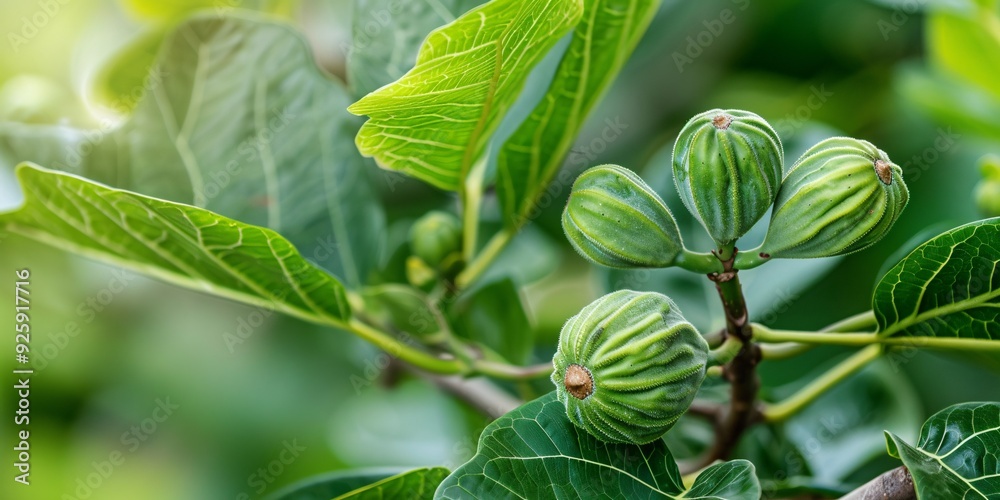 The tropical fig tree, a small yet widely spread species, can be found ...