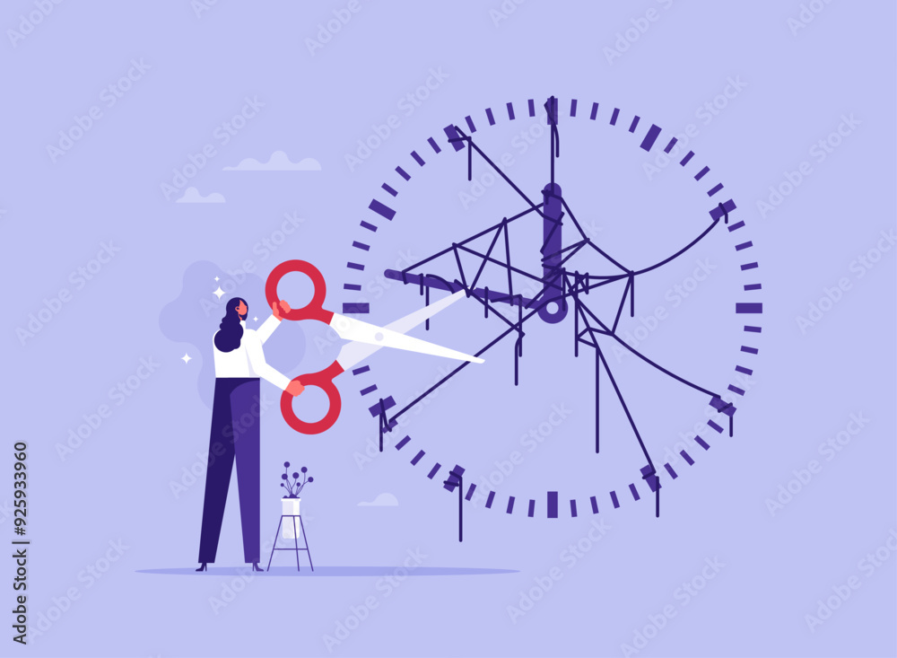 Time allocation, manage limited time to optimize outcome concept ...