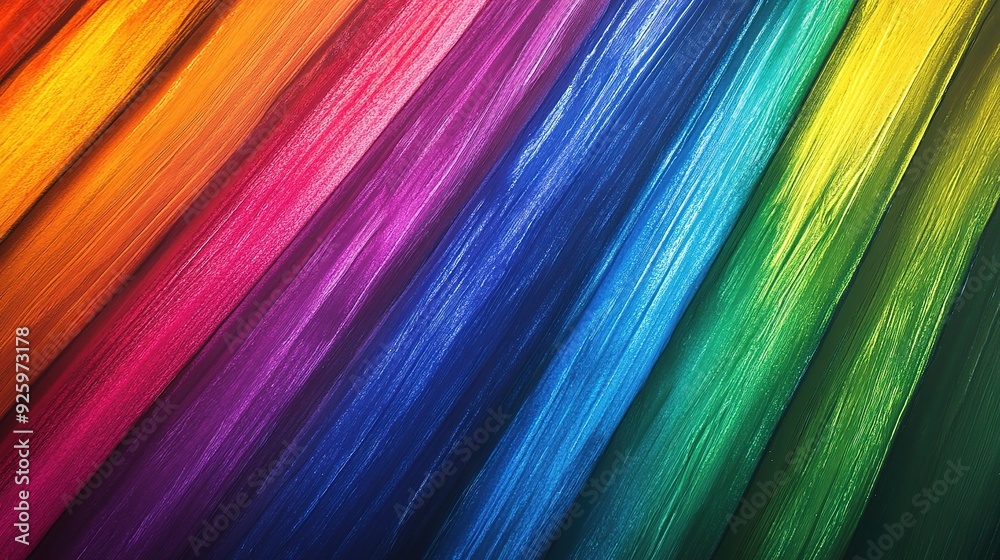 Rainbow Wood Texture: A vibrant and colorful abstract background with a ...
