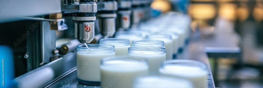 Automated Milk Filling Process in Dairy Production Plant - An automated ...