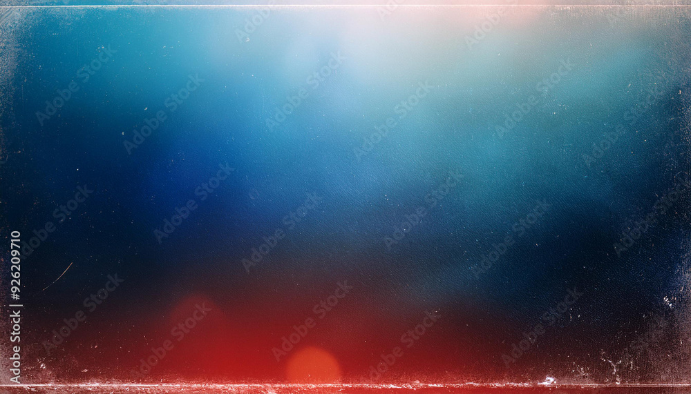 Vintage Inspired Gradient Background with Faded Pink Red to Blue Transition, Textured Grunge ...