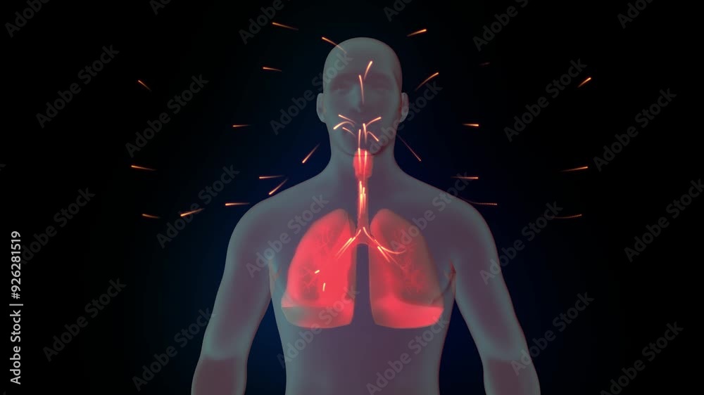Human Circulatory System. Medically accurate animation of Heart with ...