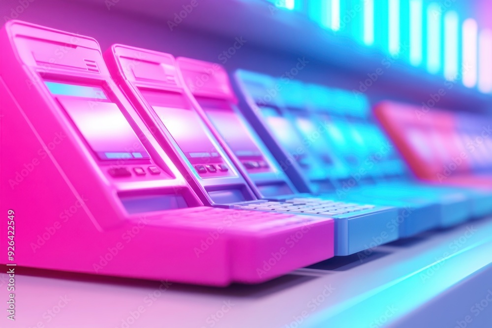 Cash register, point of sale systems, streamlined transactions, 3D ...