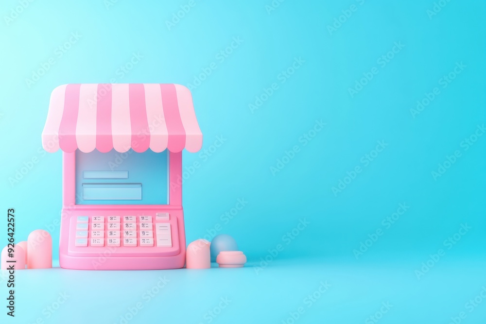 Cash register, point of sale systems, streamlined transactions, 3D ...