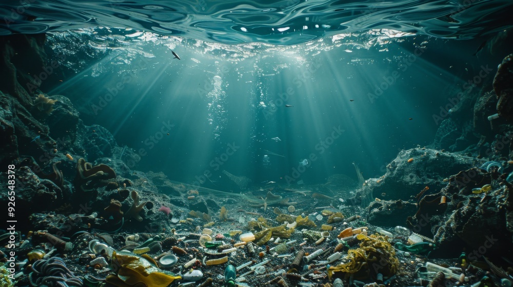 plastic debris in the sea , plastic on the seabed , plastic under the ...