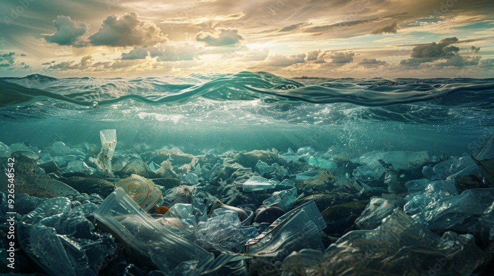 plastic debris in the sea , plastic on the seabed , plastic under the ...