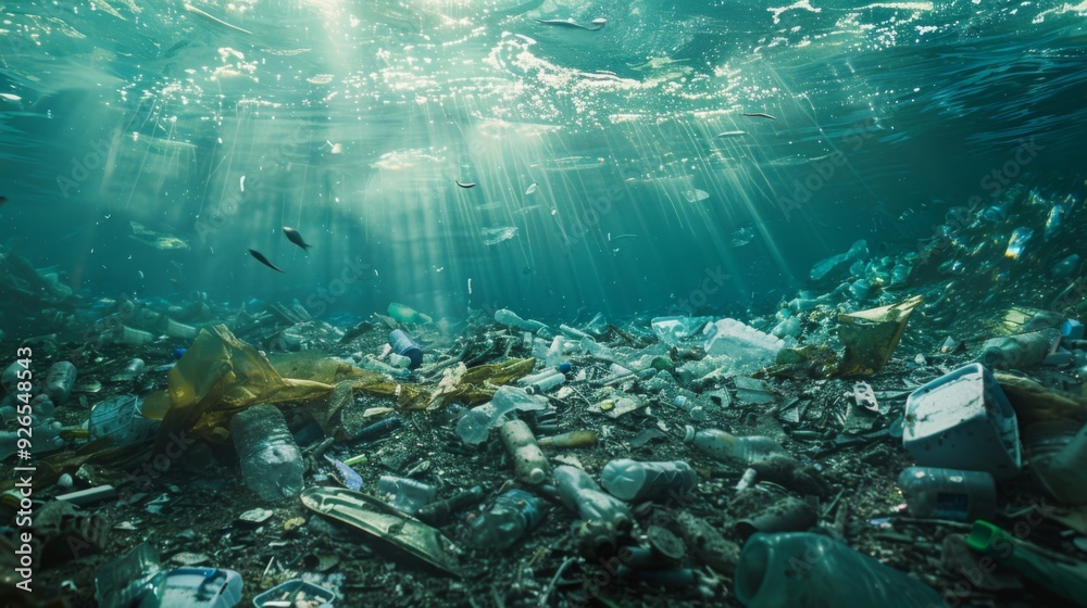 plastic debris in the sea , plastic on the seabed , plastic under the ...