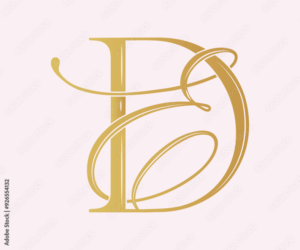 ED, DE, logo ED, Letter ED,monogram ED, vector, logo, Wedding Monogram ...